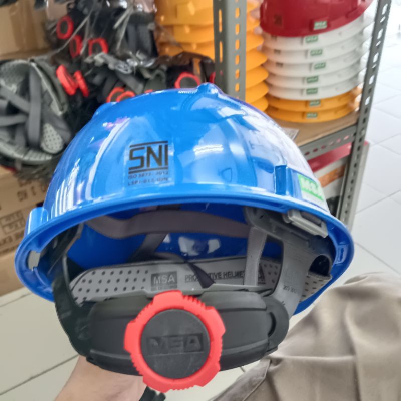 Jual Helm Safety MSA with Fastrack / Helm Safety Kerja Proyek MSA ...