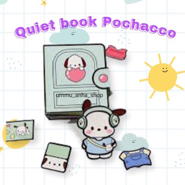 Jual [5] quiet book POCHACCO busy book pochacco/ paper doll book ...