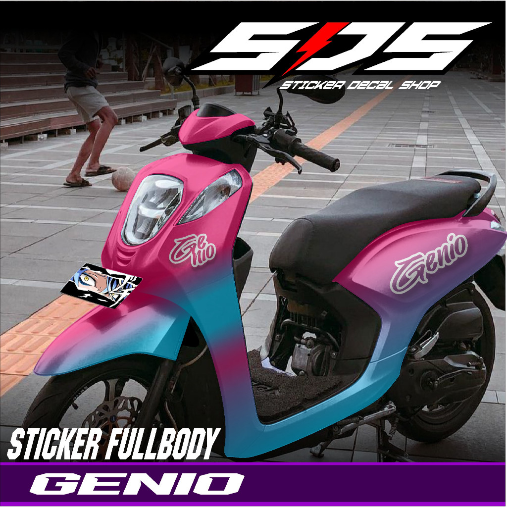 Jual Sticker Decal Genio Full Body Stiker Motor Honda Genio Tahun 2019 ...