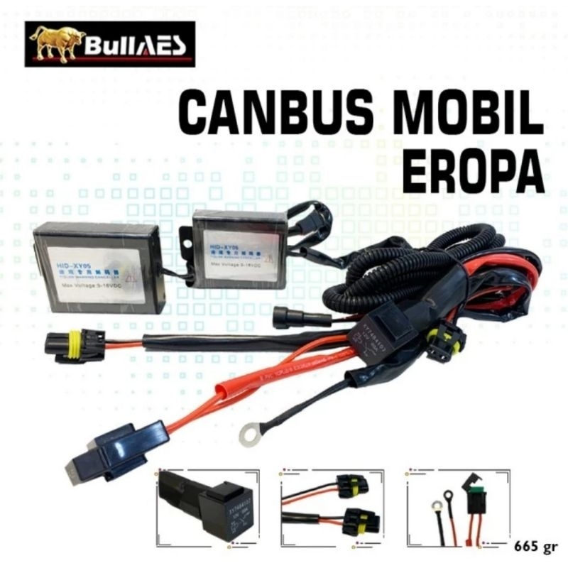 Jual Socket H4 Car LED Headlight Canbus Decoder EMC Error Free Anti ...