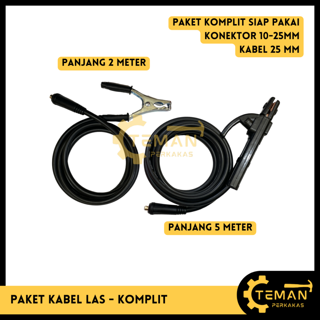 Jual PAKET KOMPLIT Kabel Las + Tang Las + Tang Massa (HITAM) / SET Kabel Las 2M+5M | Shopee ...