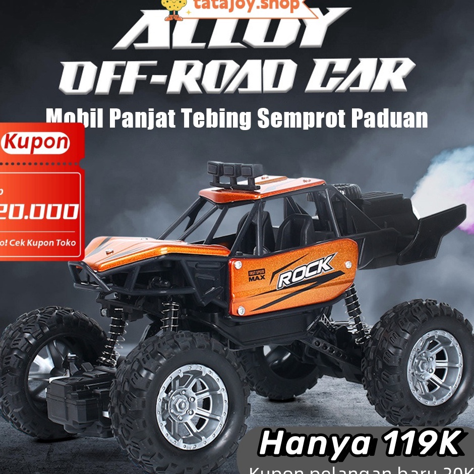 Jual Tatajoy Mobil Offroad mobil dengan semprotan di ekornya Rock Crawler Mobil mainan remote ...