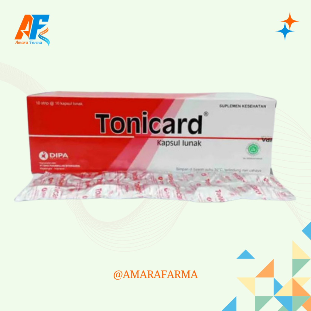 Jual TONICARD SUPLEMEN PROGRAM HAMIL & PEMBAKAR LEMAK 10 TAB (1 STRIP ...