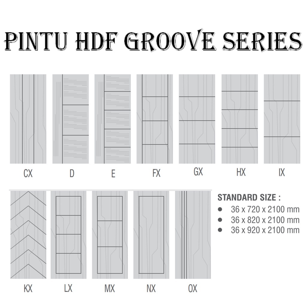 Jual Pintu Kayu, Pintu Kamar, Pintu Rumah, Pintu HDF Groove, Tali Air ...