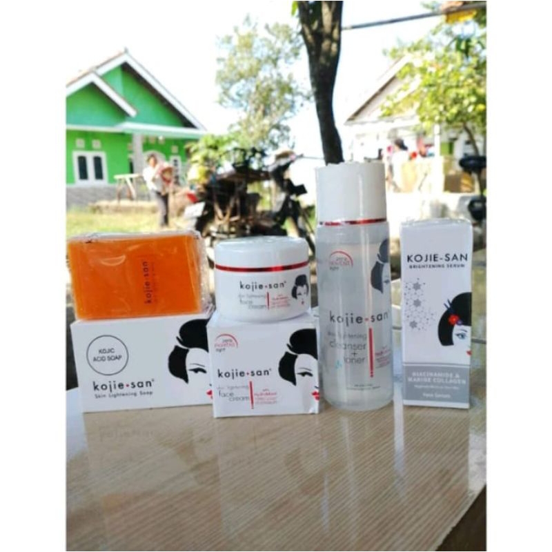 Jual PAKET KOJISAN 4in1(sabun 65gr,toner 100ml,krim 30gr, serum 20ml ...