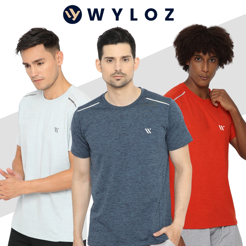 Jual WYLOZ Baju Kaos Olahraga Quick Dry Fit Lengan Pendek Pria Jumbo ...
