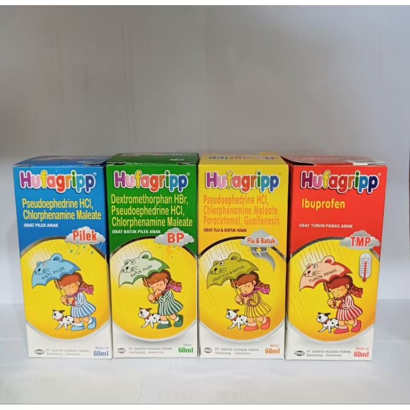 Jual Hufagrip TMP(Merah) | Hufagrip Flu&Batuk (Kuning) | Hufagrip Pilek ...