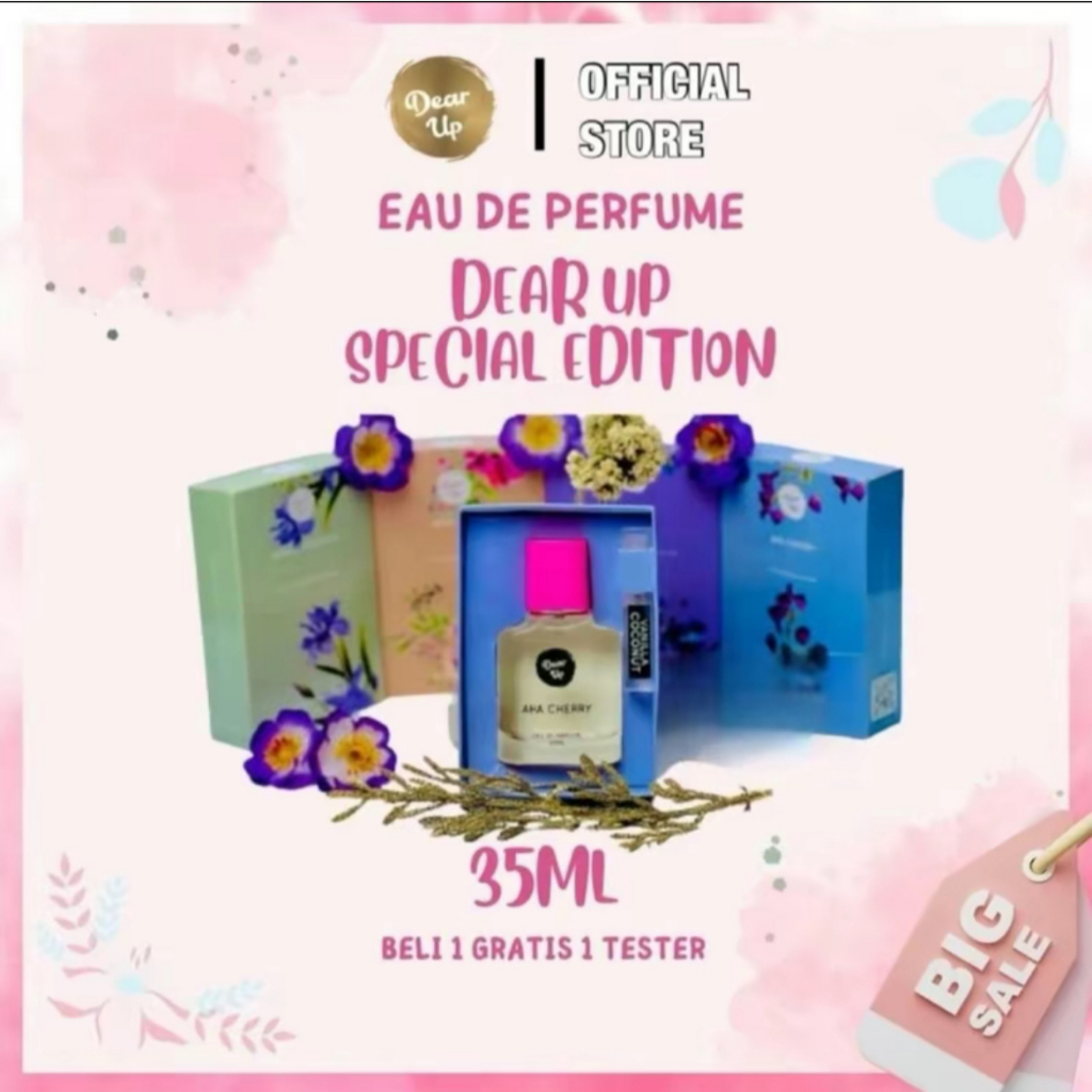 Jual DEAR UP EAU DE PARFUM (EDP) 35 ML SPECIAL EDITION FREE 1 PARFUM ...