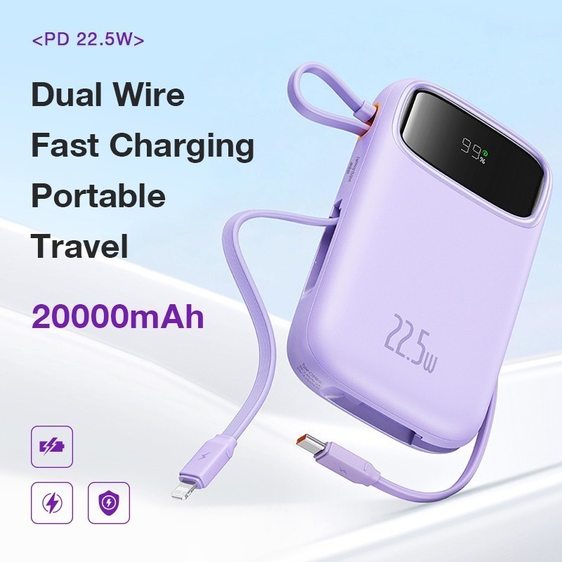Jual EYD Powerbank 20000mAh/22.5W Fast Charging With Double Cable ...