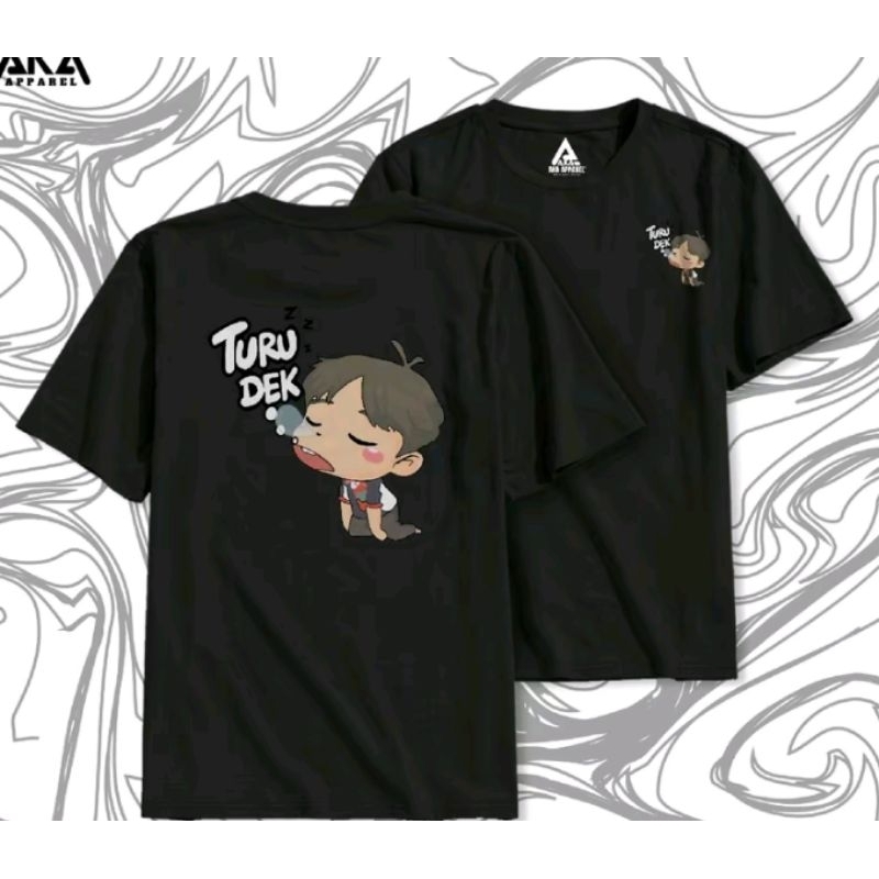 Jual KAOS TURU DEKK GAMBAR ANIMASI | Shopee Indonesia