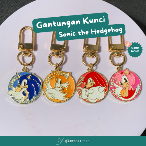 Jual FAIRYCRAFT.ID - GANTUNGAN KUNCI SONIC THE HEDGEHOG | SUPER SONIC ...