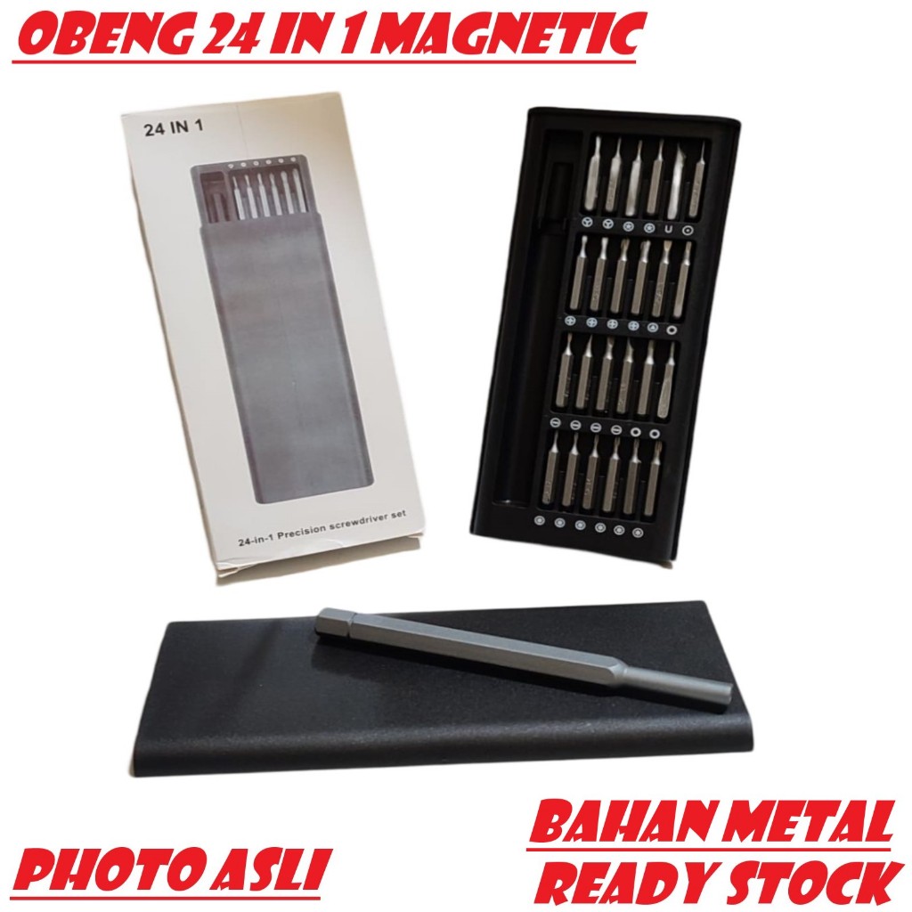 Jual Obeng 24 in 1 Hp full set Obeng Service Komputer Laptop Hp Service ...