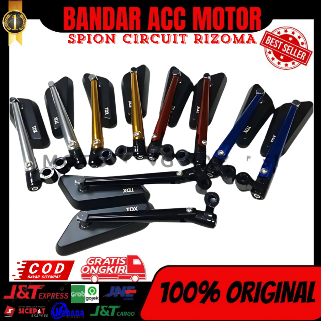 Jual PROMO SPION KACA MODEL CIRCUIT RIZOMA UNIVERSAL NMAX AEROX LEXI ...