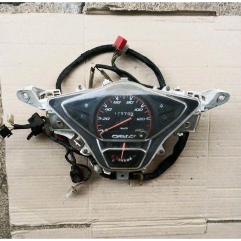 Jual Speedometer Spidometer Kilometer Vario 110 Fi Led Kode K46 Fullset ...