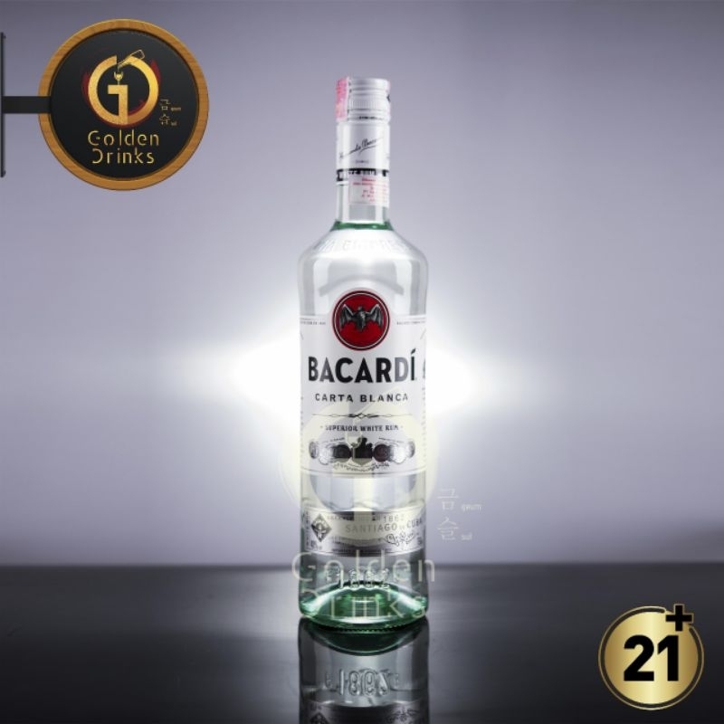 Jual Bacardi Light Carta Blanca White Rum 750ml + FREE SLOKI | Shopee ...