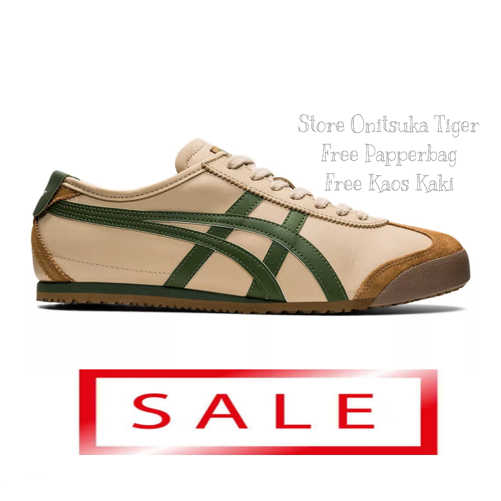 Jual Sepatu onitsuka beige green sepatu sneakers sepatu wanita sepatu ...