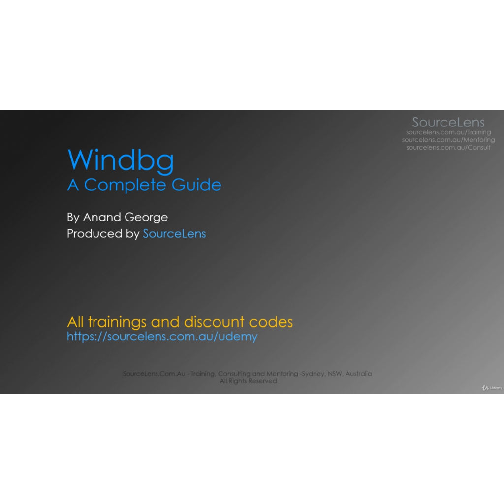 Jual SourceLens - Windbg - A complete guide for Advanced Windows Debugging | Shopee Indonesia