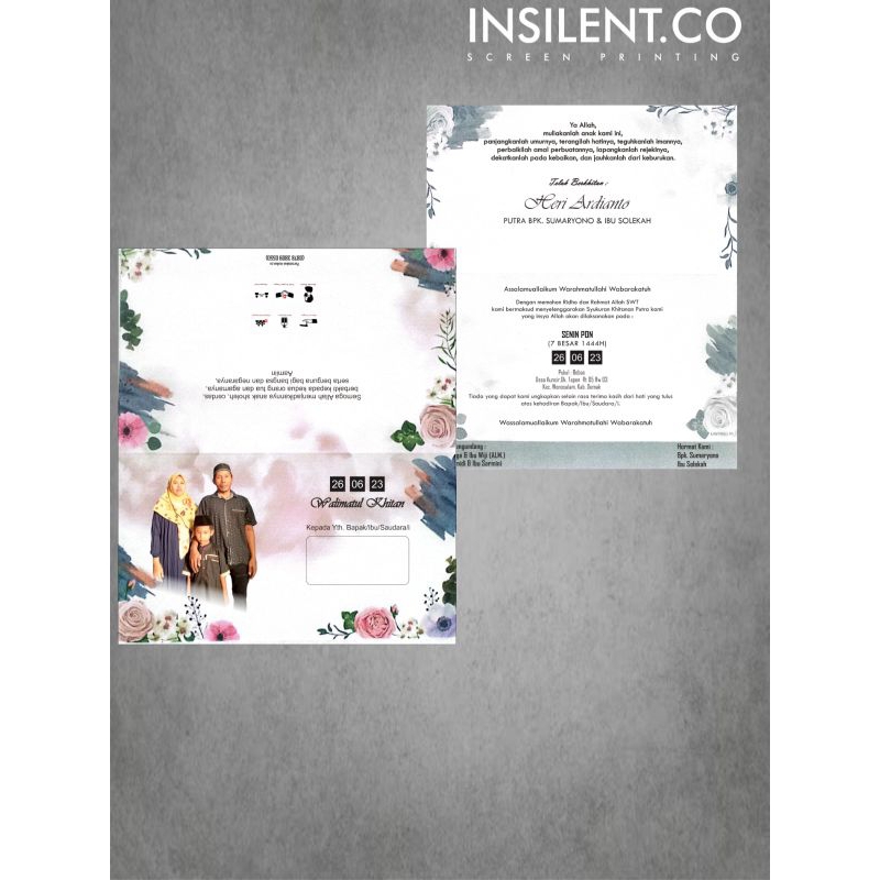 Jual INSILENT | CETAK UNDANGAN (PERNIKAHAN, KHITAN) | Shopee Indonesia