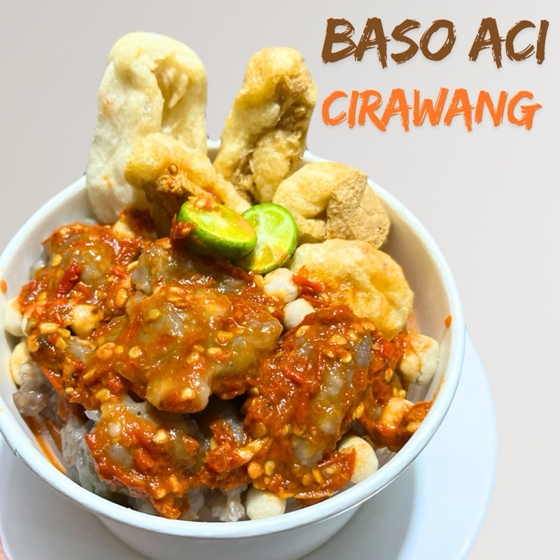 Jual BAKSO ACI CIRAWANG TETELAN SAPI + JANDO LENGKAP DENGAN TOPPING ...