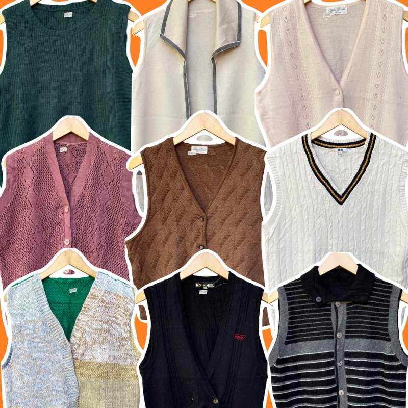 Jual Vest Rajut Preloved Murah Vol. 1 | Shopee Indonesia