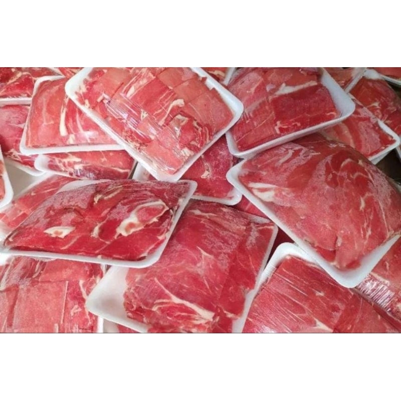 Jual Daging Beef Shortplate Slice Low Fat Rendah Lemak 500gr 500 gr ...