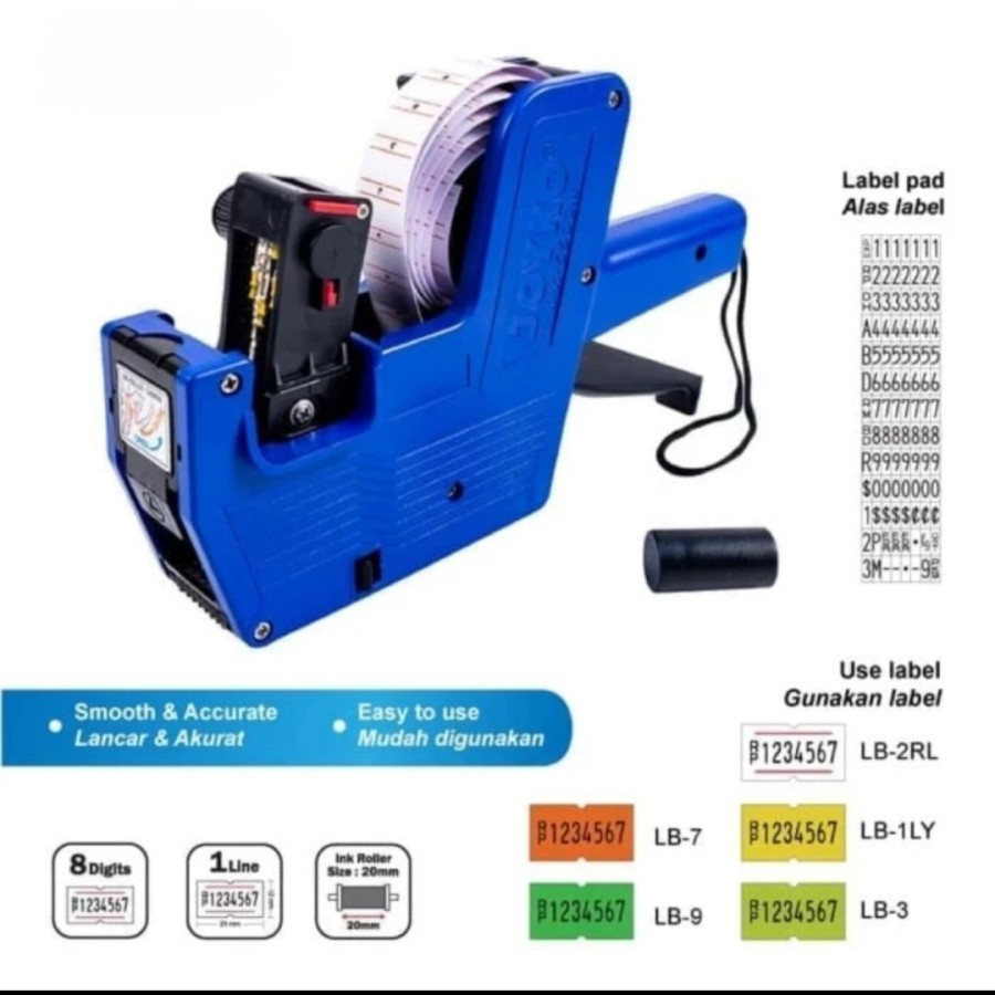 Jual Alat Label Harga Price Labeller Sticker Mx 5500 Murah Stiker Lebel ...