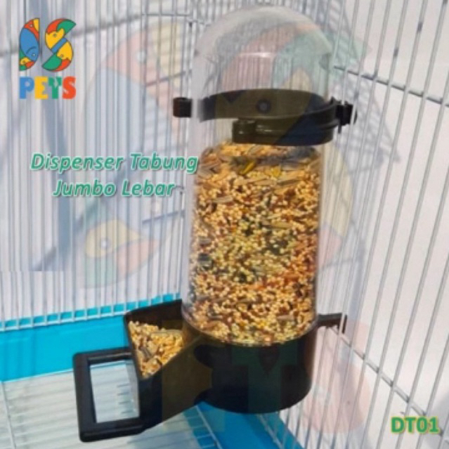 Jual Dispenser Tabung Jumbo / Dispenser Pakan Cadangan / Tempat Pakan ...
