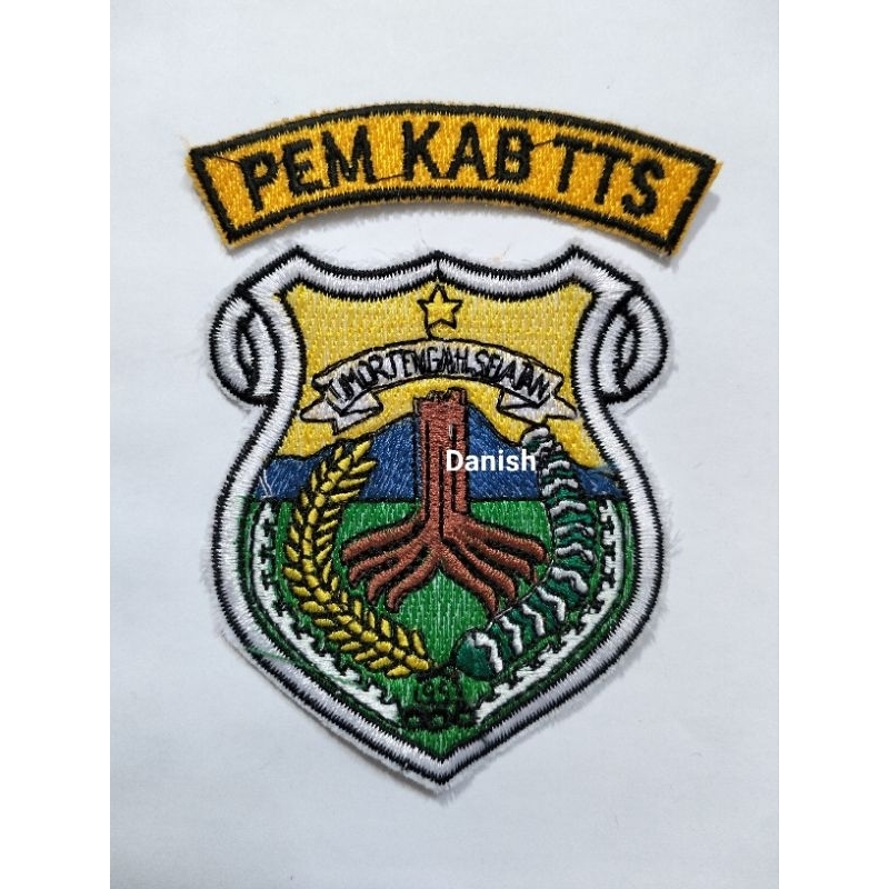 Jual BET BORDIR LOGO LAMBANG PEMKAB KABUPATEN TTS TIMOR TENGAH SELATAN ...