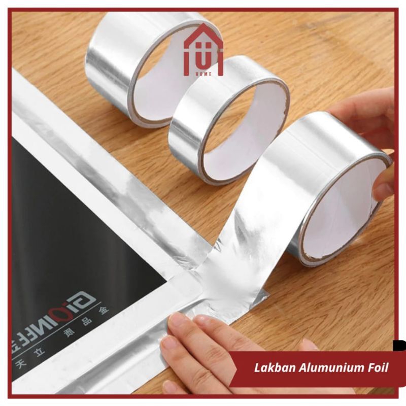 Jual HORICI UKURAN 3CM*10M / 4CM*15M LAKBAN ALMUNIUM TAMBAL LEM | Shopee Indonesia