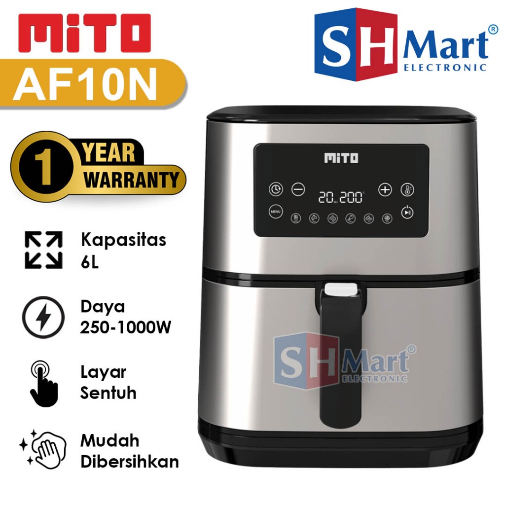 Jual AIR FRYER MITO GRANDE 6 LITER AF10 DIGIFRY ORIGINAL GARANSI RESMI ...