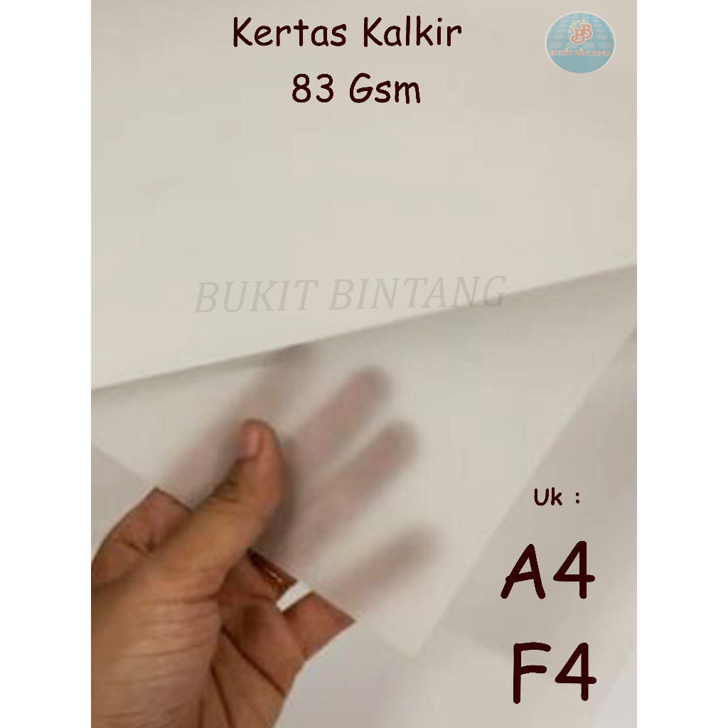Jual Kertas Kalkir 83 Gsm Ukuran A4 / F4 , Isi 10 lembar | Shopee Indonesia