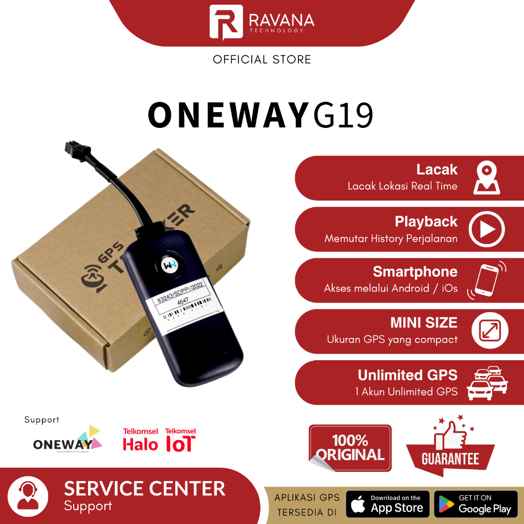 Jual GPS Tracker Oneway G19 Gratis Aplikasi Server GPS | Shopee Indonesia