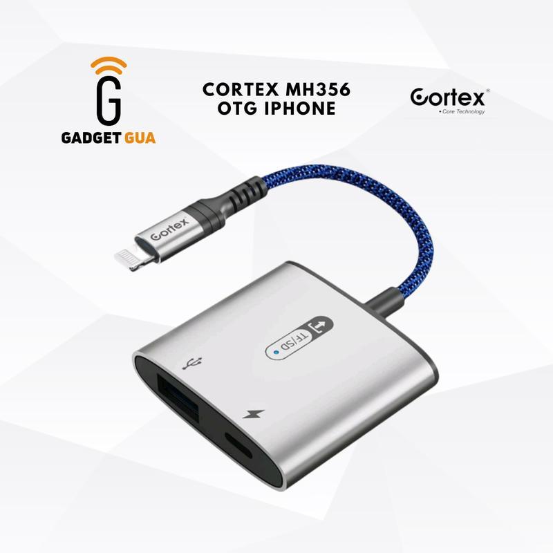 Jual OTG iPhone MH356 Cortex OTG USB to Lightning 2 in 1 with charger ...
