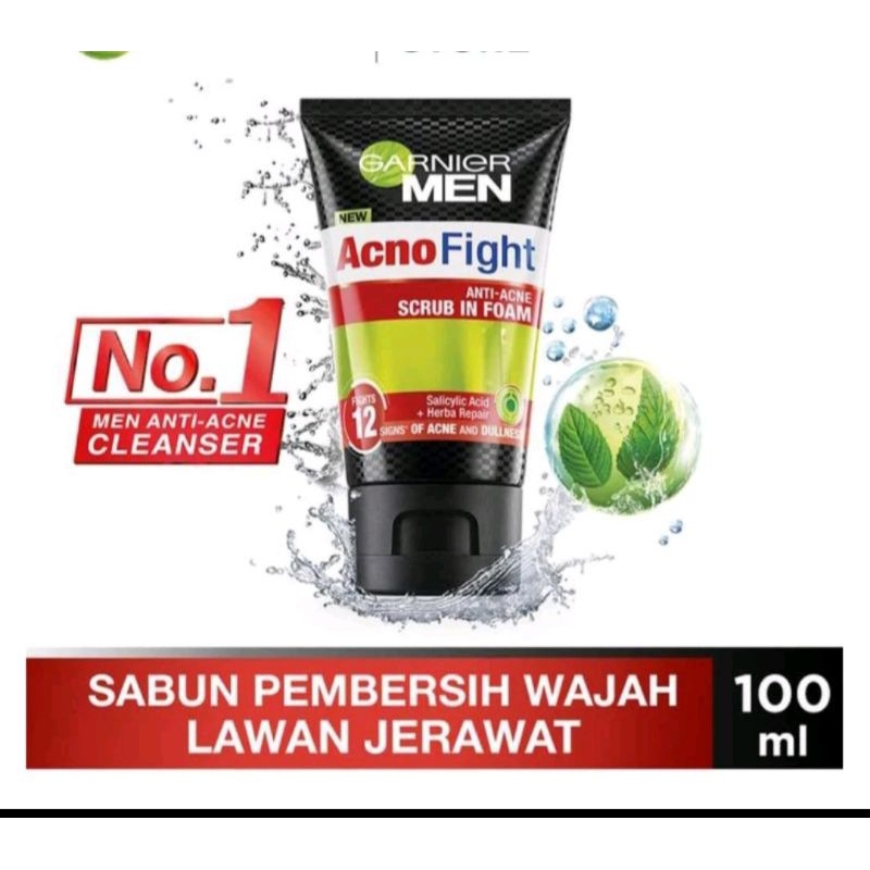 Jual Garnier Men Acno Fight 100ml | Shopee Indonesia