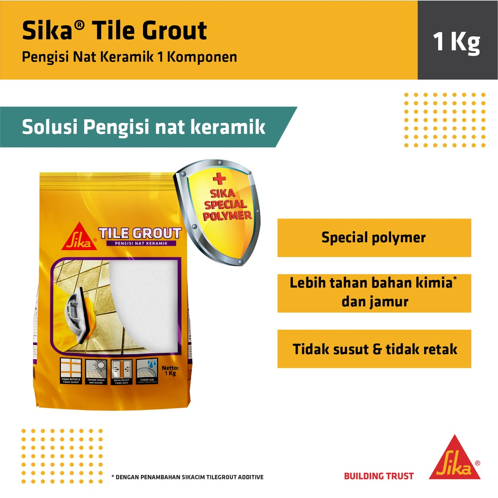 Jual Sika - Tile Grout Pengisi Celah Nat Keramik Marmer Granit Mosaik ...