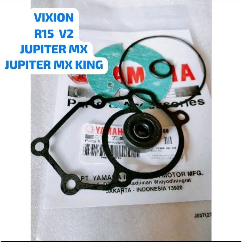 Jual SEAL SIL SET WATERPUMP WATER PUMP VIXION R15 V2 JUPITER MX JUPITER MX KING SET PACKING ...