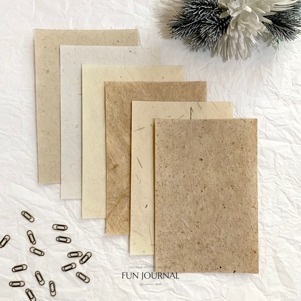 Jual HANDMADE PAPER KERTAS DAUR ULANG CRAFT PAPER PACK UNTUK JOURNAL ...