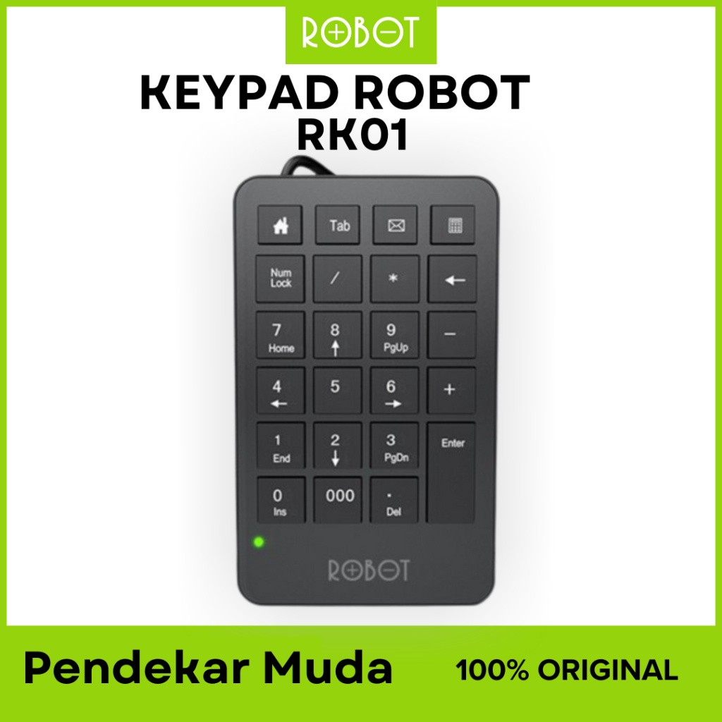 Jual Keyboard Numped Numeric Keypad, Merek ROBOT RK01 | Shopee Indonesia