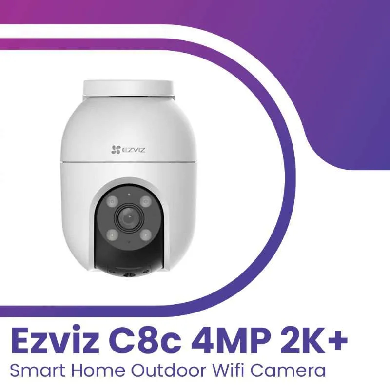 Jual CCTV Smart Home Ezviz C8C 4MP Outdoor Pan & Tilt Outdoor CCTV WiFi ...