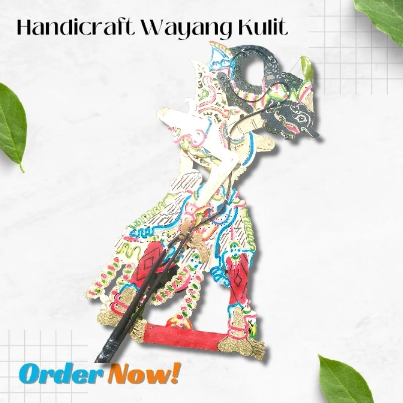Jual Wayang Kulit Sapi ASLI Gatotkaca Emas Wayang Standar Dalang ...
