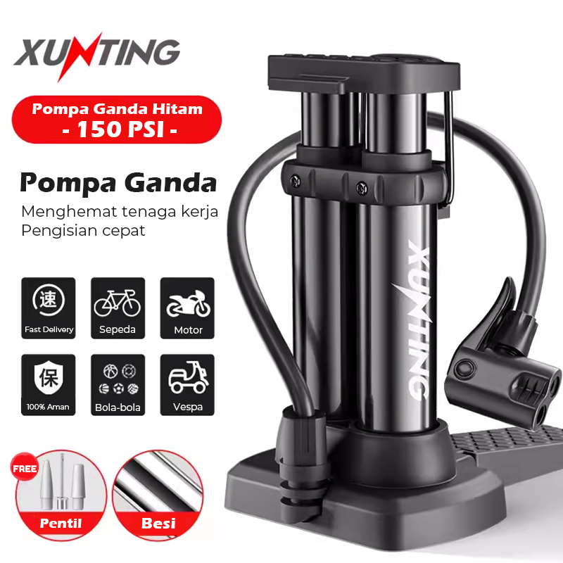 Jual Pompa Angin Kaki/Pompa Kaki/Pompa Ban Mini Foot Pump Portable High ...