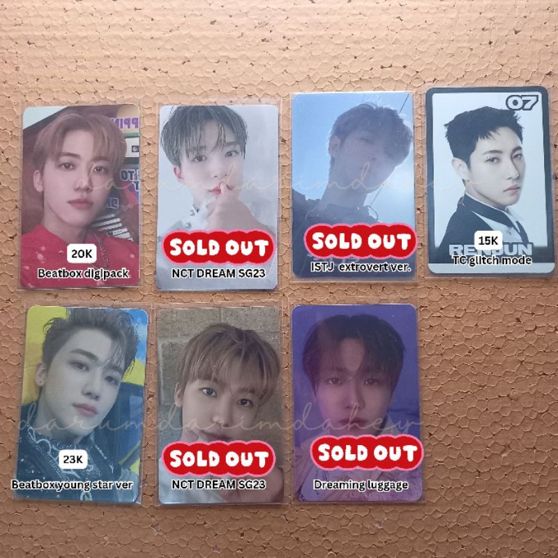 Jual PC Renjun ISTJ extrovert, TC glitch mode BnW, PC Jeno SG23, PC ...
