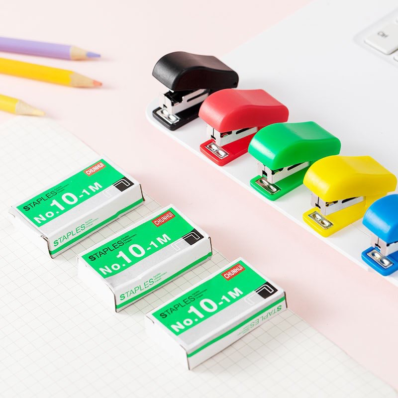 Jual Stapler Mini Free Refill - Steples Cekrekan Penjilid Buku Kertas ...