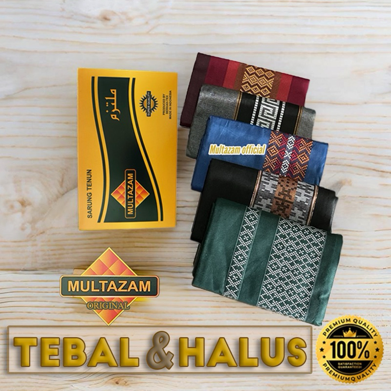 Jual sarung tenun dewasa multazam kualitas premium souvenir sarung ...