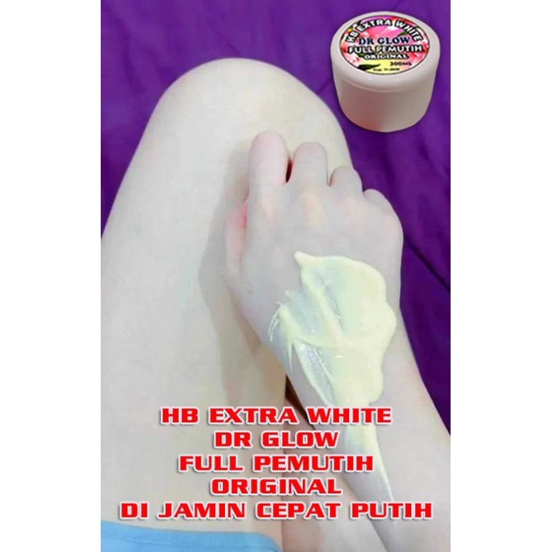 Jual HB EXTRA WHITE DR GLOW (100ML) REAL 100% ORIGINAL // HB XTRA WHITE ...