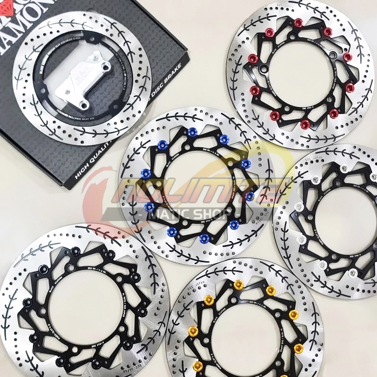 Jual Piringan Cakram Black Diamond Disc Brake Floating Depan Belakang XMAX | Shopee Indonesia