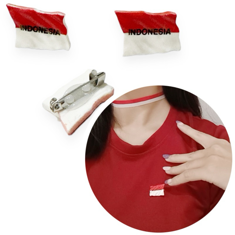 Jual Bros Bendera Merah Putih Edisi Kemerdekaan Brooch Peniti Pin HUT ...