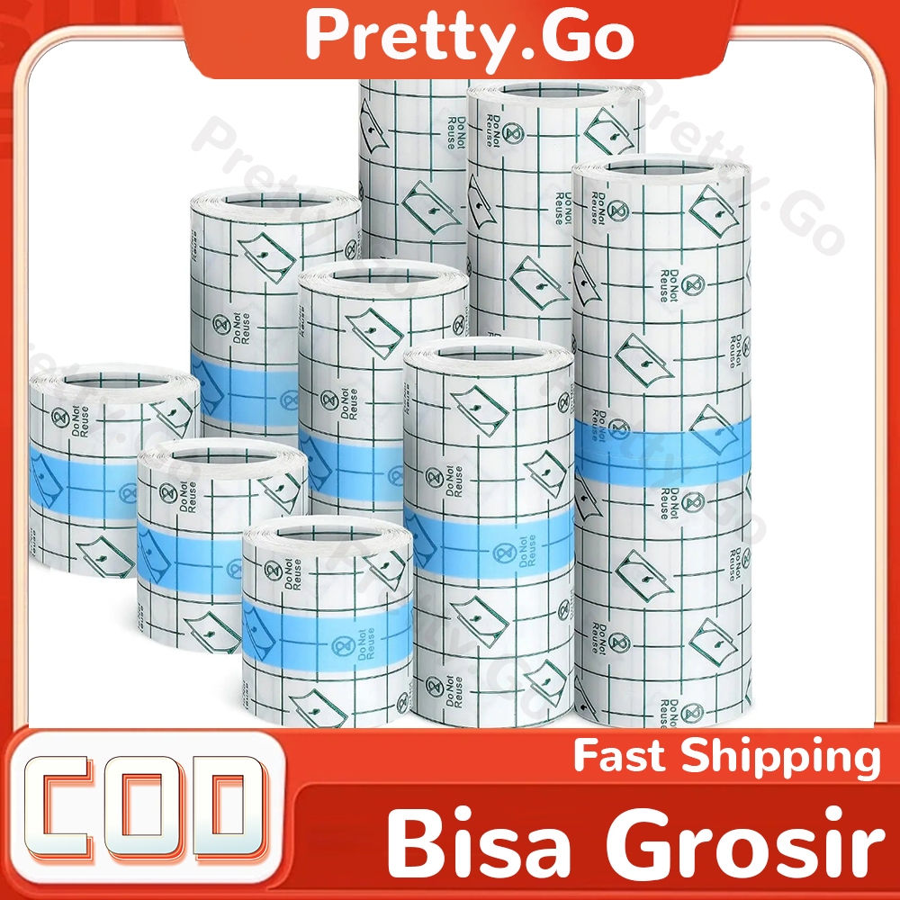 Jual Tranparent Film Dressing Roll PU Film Medis Anti Air Plester PU ...