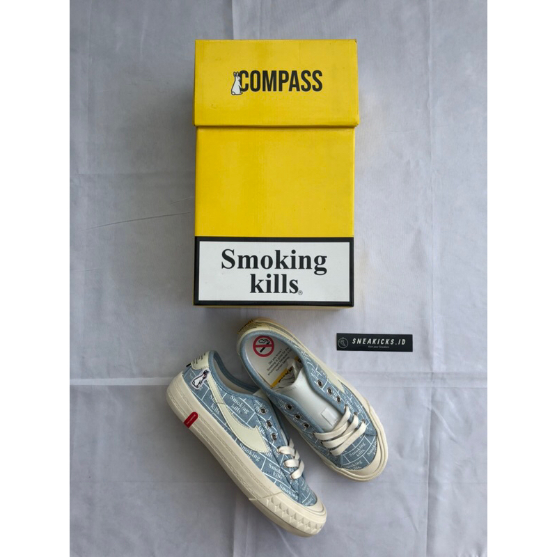 Jual [ORIGINAL] SEPATU COMPASS RETROGRADE LOW SMOKING KILLS LIMITED ...