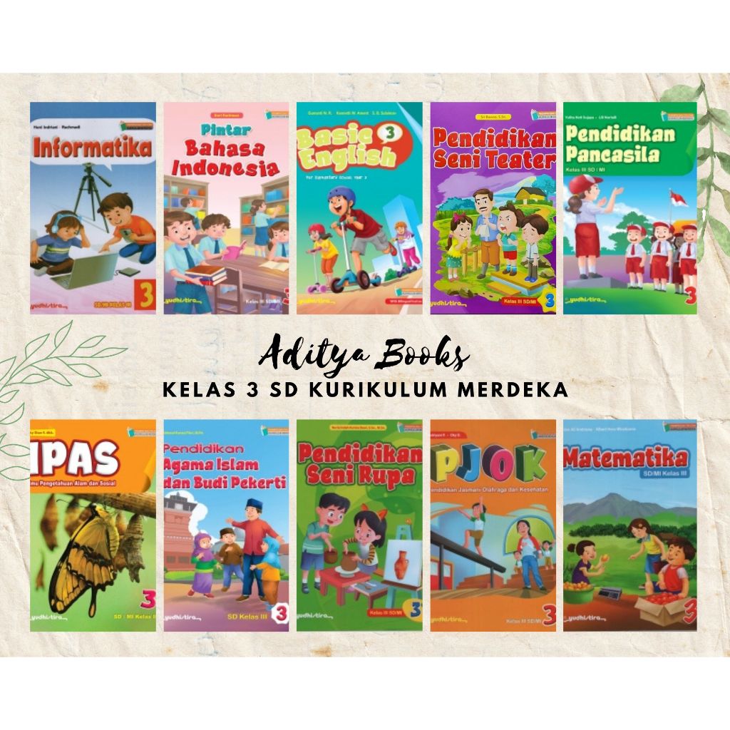 Jual Buku Paket Kelas 3 SD Kurikulum Merdeka - Yudhistira | Shopee Indonesia